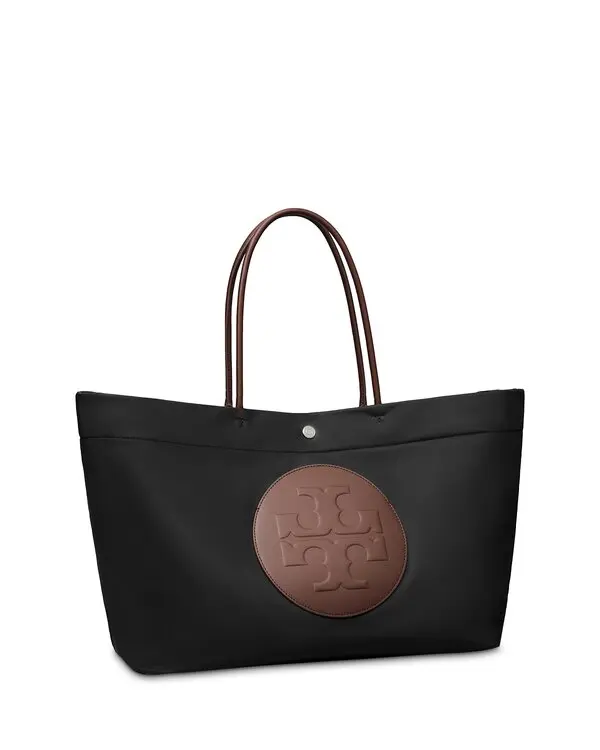 Tory Burch Ella Twist Reversible Tote - Black