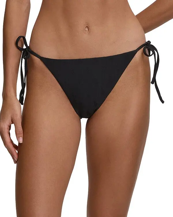 Polo Ralph Lauren Ricky String Bikini Bottoms - Black