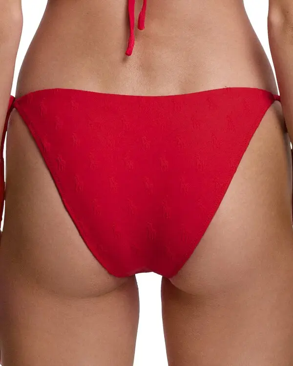 Polo Ralph Lauren Ricky String Bikini Bottom - Cruise Red