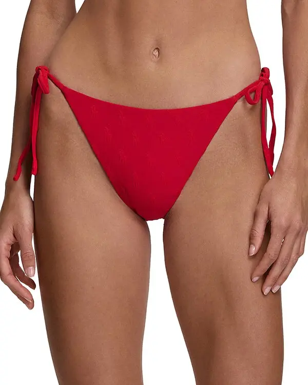 Polo Ralph Lauren Ricky String Bikini Bottom - Cruise Red