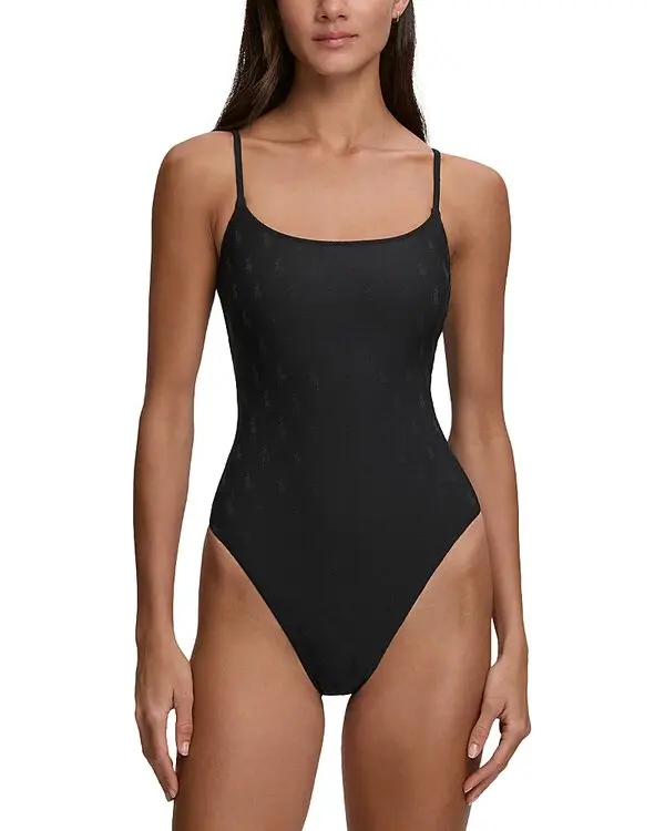 Polo Ralph Lauren Kennedy One-piece Swimsuit - Black