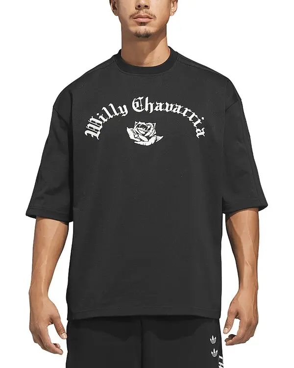 ADIDAS X WILLY CHAVARRIA Crewneck Logo T-shirt