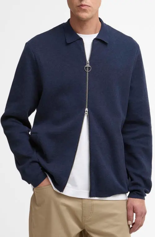 Barbour Cotton Zip Cardigan