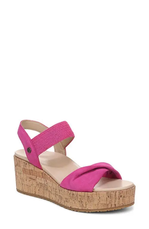 Vionic Espadrille Platform Slide Sandal - Rose Violet
