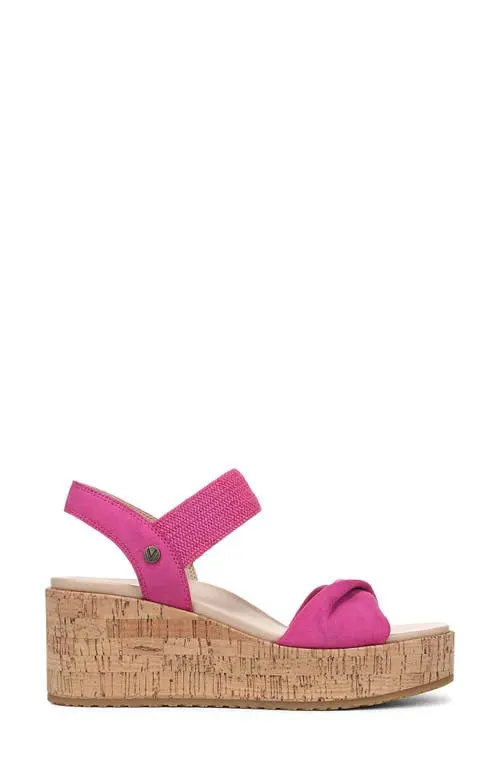 Vionic Espadrille Platform Slide Sandal - Rose Violet