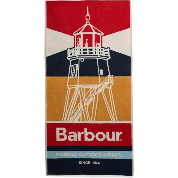 Barbour Archive Beach Towel - Barbour Beacon