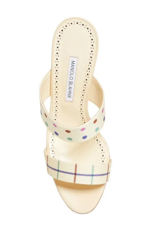 Manolo Blahnik Ralotapla Slide Sandal