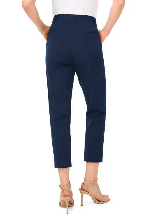 Halogen High Waist Crop Tapered Pants - Classic Navy