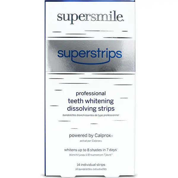 SUPERSMILE Superstrips Dissolving Strips Box Of 14 - White