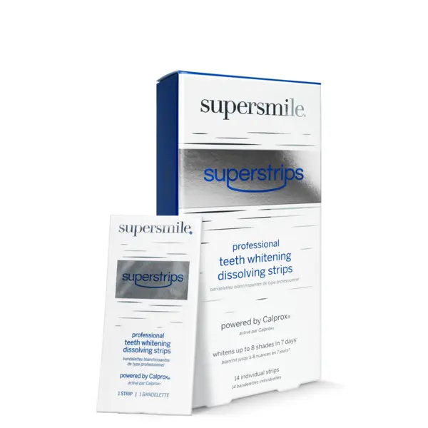 SUPERSMILE Superstrips Dissolving Strips Box Of 14 - White