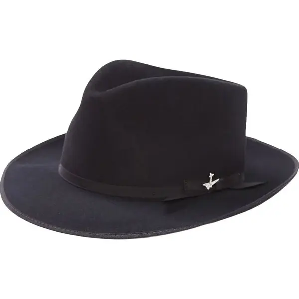 Stetson Stratoliner Fedora Hat - Black