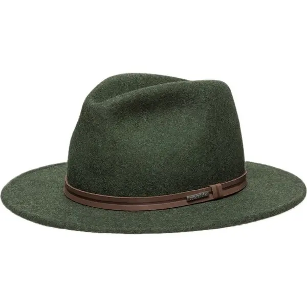 Stetson Explorer Fedora Hat - Loden Mix