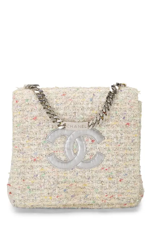 Chanel Tweed Messenger Bag