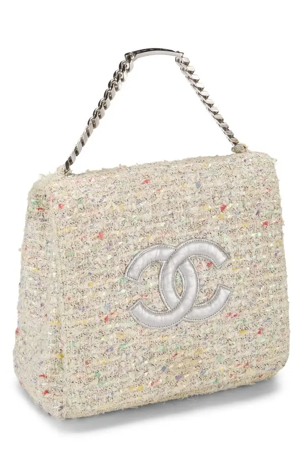 Chanel Tweed Messenger Bag
