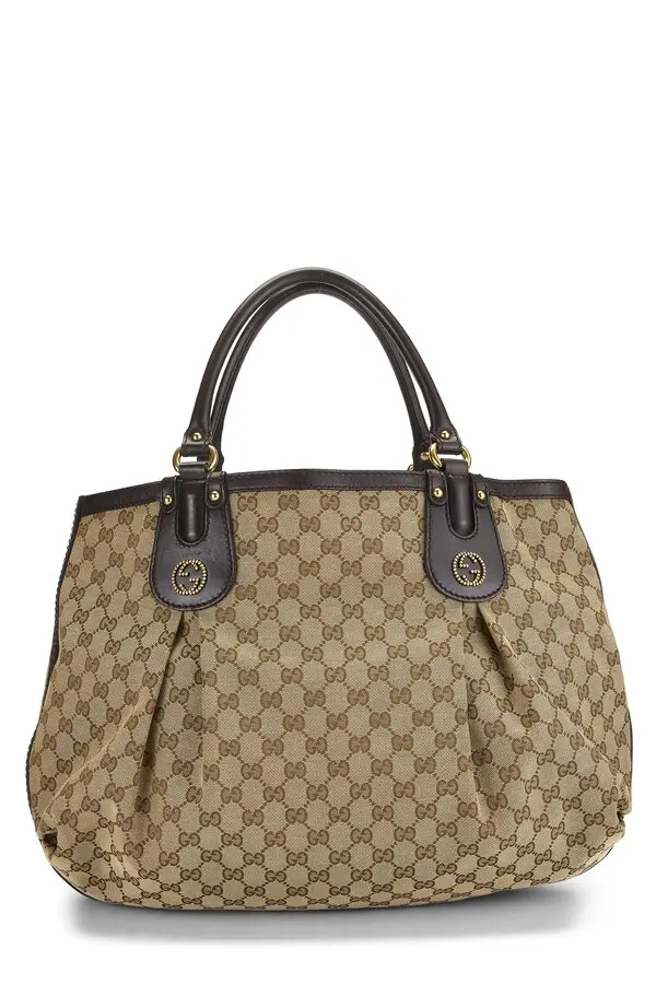 Gucci Original Gg Scarlett Tote - Beige