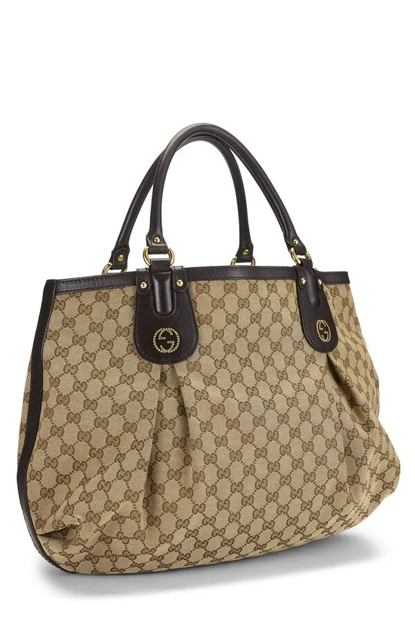 Gucci Original Gg Scarlett Tote - Beige