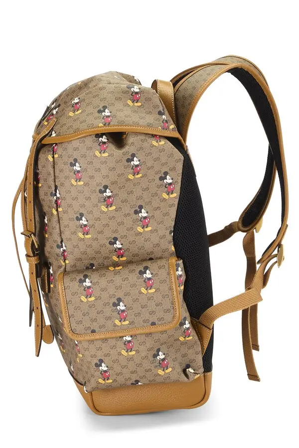 Gucci Disney X Gg Supreme Donald Duck Backpack