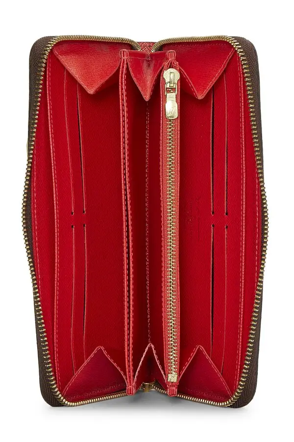 LOUIS VUITTON Yayoi Kusama X Dots Infinity Zippy Continental Wallet - Red