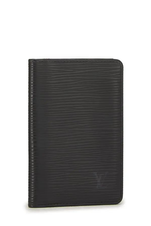 LOUIS VUITTON Epi Organizer De Poche - Black