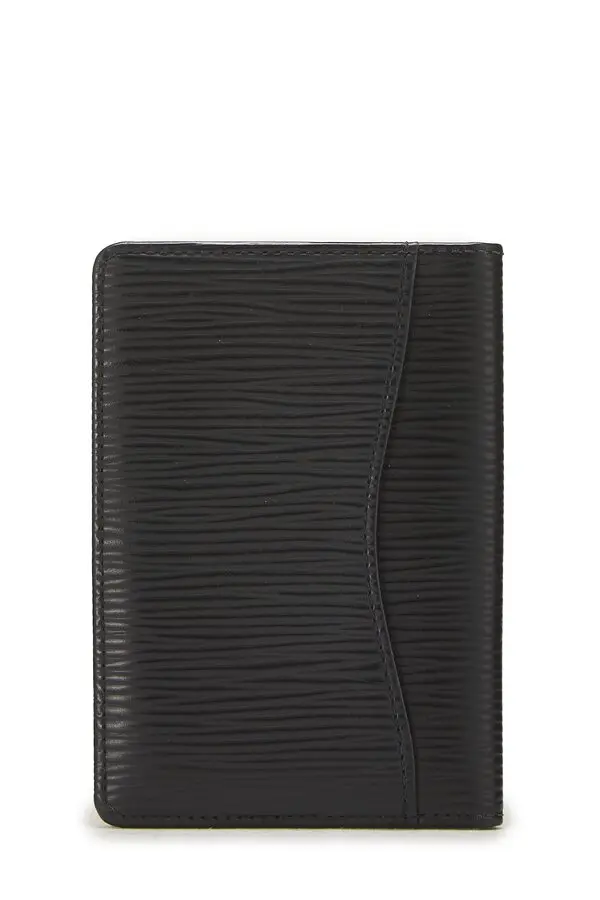 LOUIS VUITTON Epi Organizer De Poche - Black