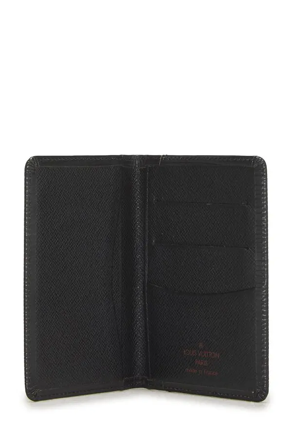 LOUIS VUITTON Epi Organizer De Poche - Black