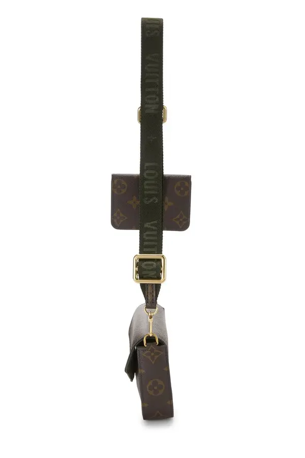 LOUIS VUITTON Monogram Felicie Strap & Go - Brown