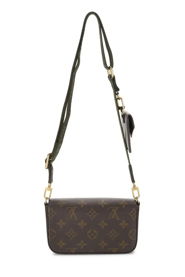 LOUIS VUITTON Monogram Felicie Strap & Go - Brown