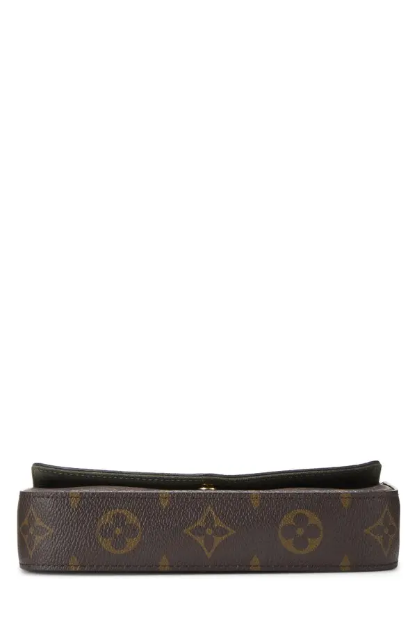 LOUIS VUITTON Monogram Felicie Strap & Go - Brown