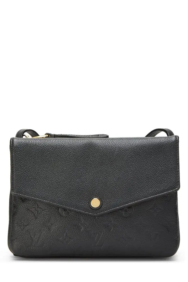 LOUIS VUITTON Monogram Empreinte Twice - Black