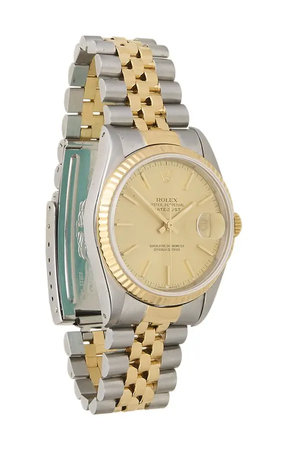 Rolex Stainless Steel Datejust 36mm - Gold