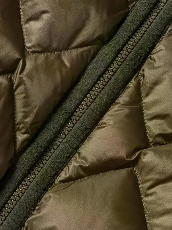 Moncler Quilted Hooded Jacket - Green