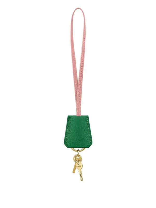 MAISON DE SABRE Padlock Leather Charm - Green