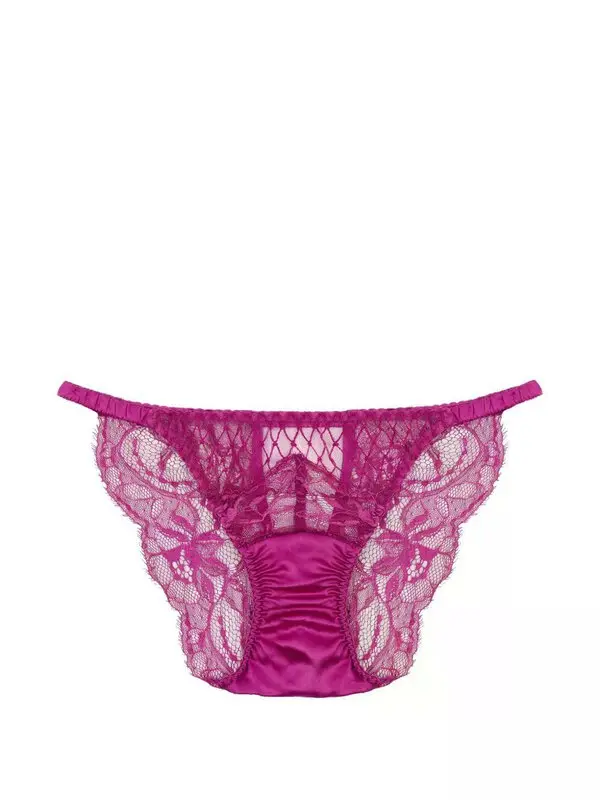 FLEUR OF ENGLAND Paloma Lace Brief - Pink