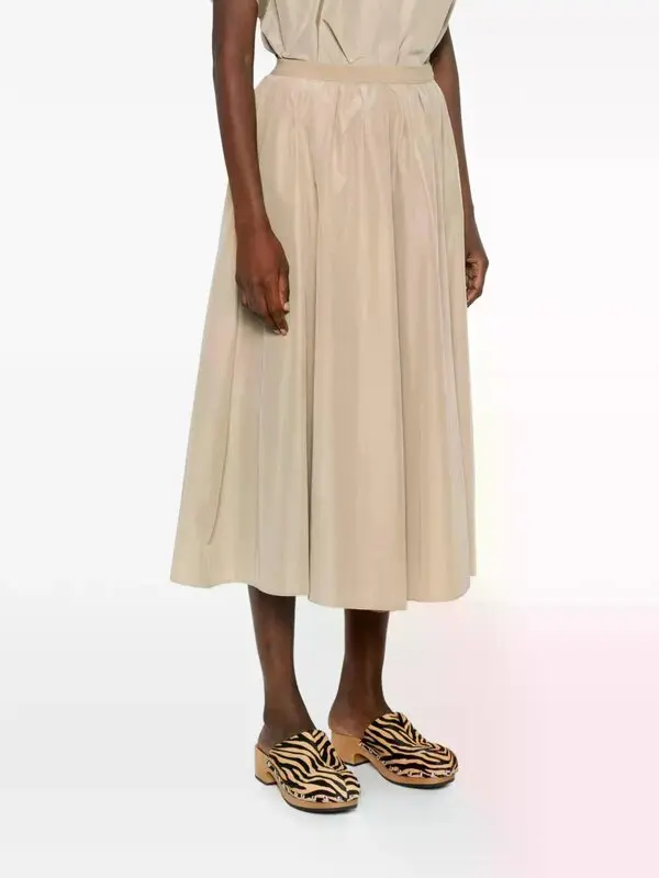 FORTE_FORTE Pleated Midi Skirt
