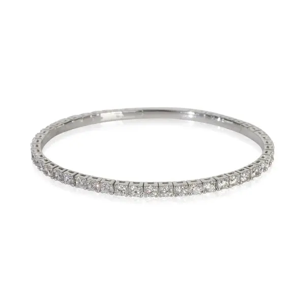 MYGEMMA 5.34ctw Lab-grown Diamond 14k White Gold Bracelet - White_gold