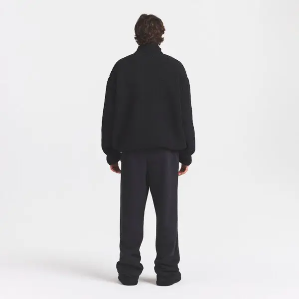 SKIMS Quarter Zip | Black | Large | Sherpa
