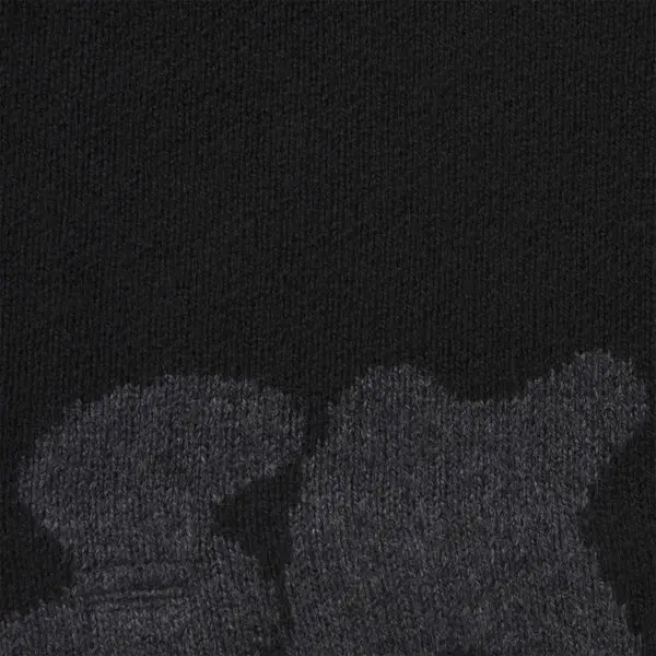 SKIMS Logo Beanie Hat | Black | Cotton Knit