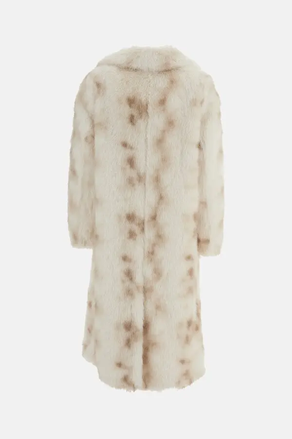 Herno Cappotto In Eco-pelliccia Effetto Lince