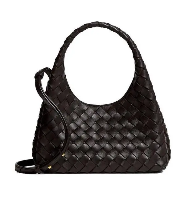 Bottega Veneta Baby Campana Shoulder Bag - Espresso