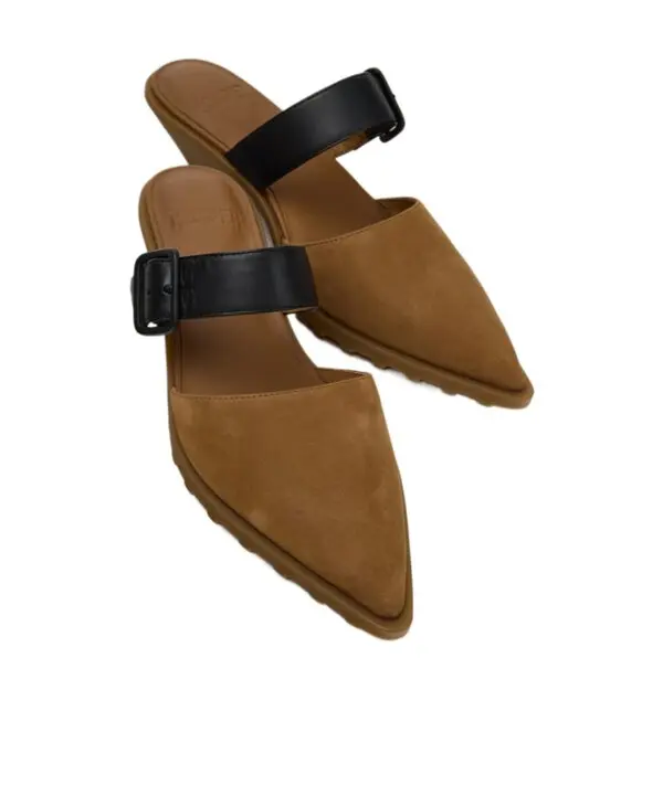 Camper Anita Leather Semi-open Shoes