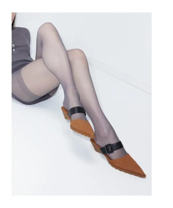Camper Anita Leather Semi-open Shoes