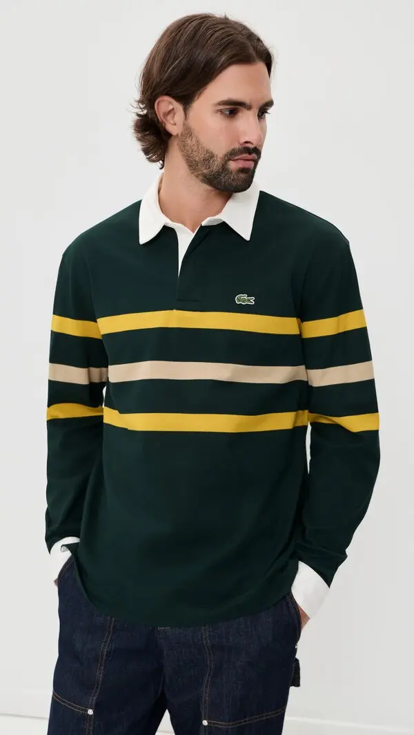 Lacoste Striped Rubgy Shirt