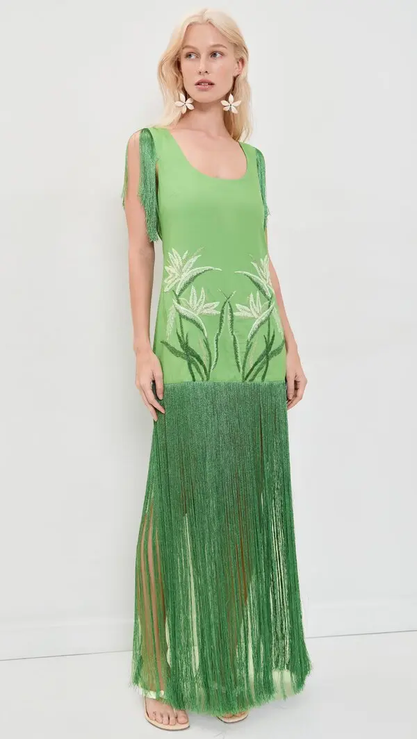 YELLOW THE LABEL Kyla Fringe Dress