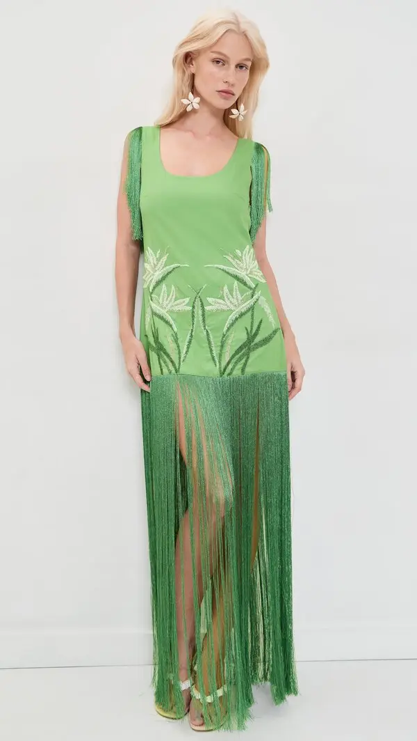 YELLOW THE LABEL Kyla Fringe Dress