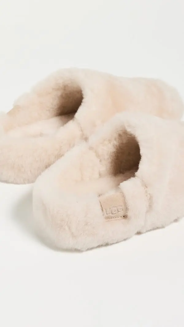 UGG Elea Fluffed Slip-on Slippers