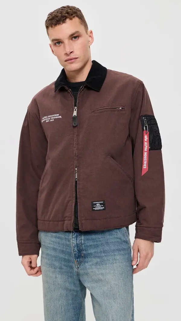 Alpha Industries Butler Relaxed Fit Work Jacket