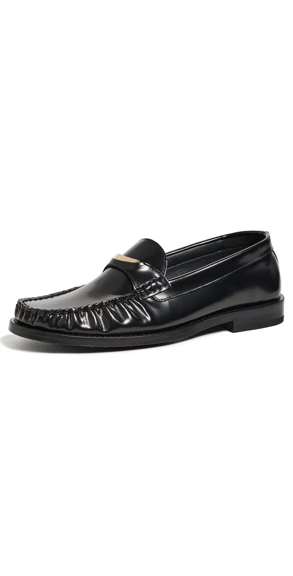 ANINE BING Amoc Leather Loafers