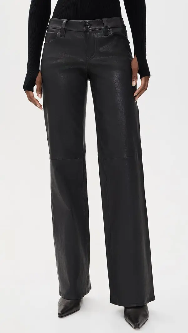 FRAME The Leather Gray Jeans