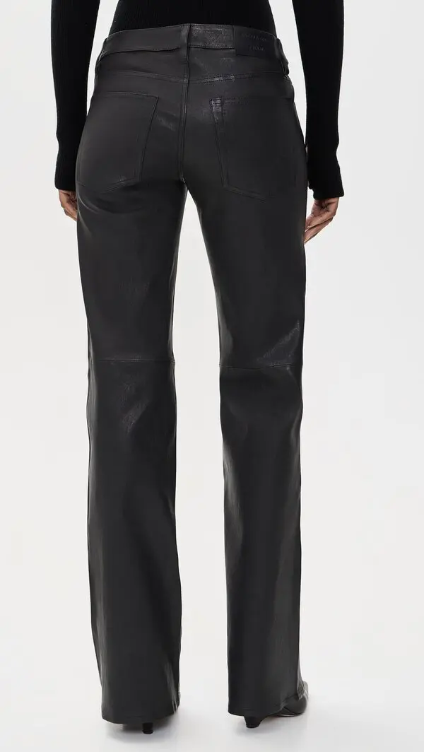 FRAME The Leather Gray Jeans