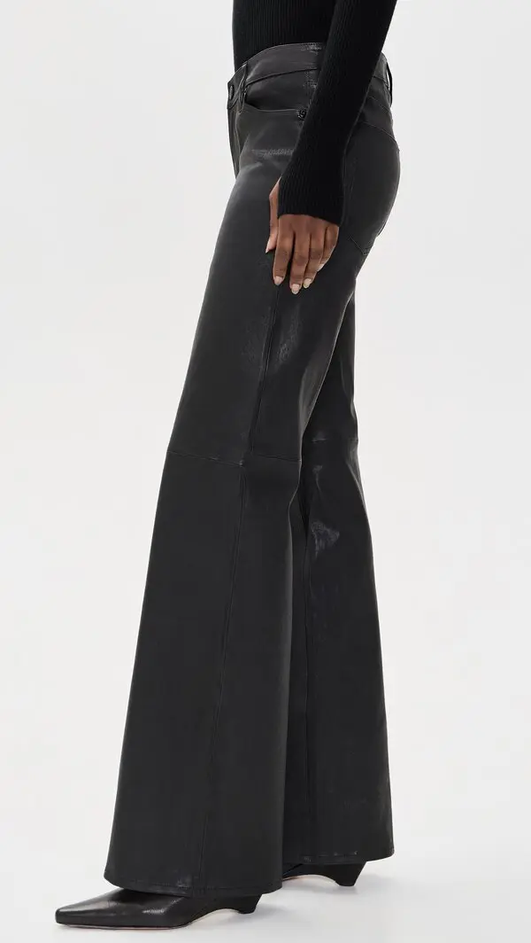 FRAME The Leather Gray Jeans